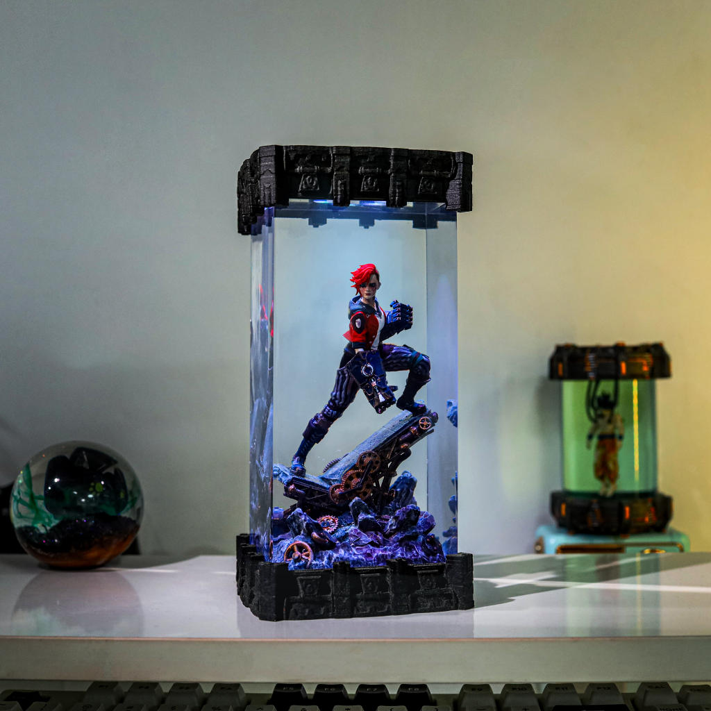 Arcane Vi League of Legends Night Light – Egoartbyvan