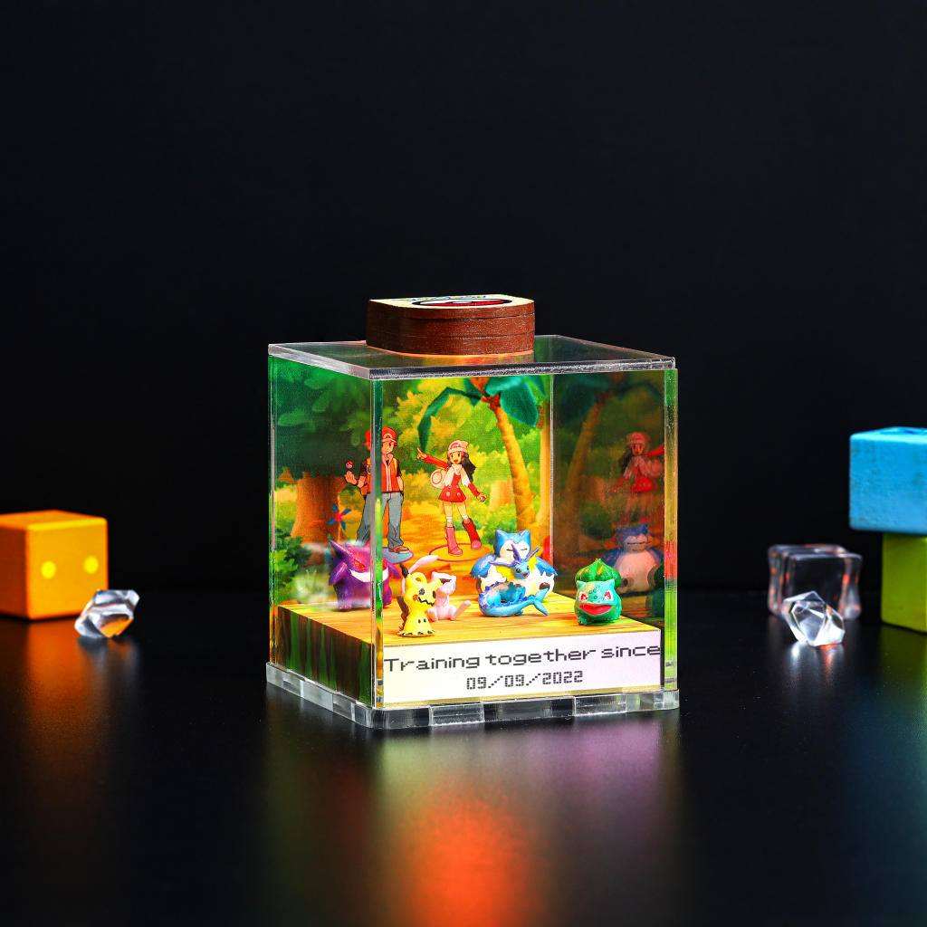 CUSTOMIZABLE Pokemon Anniversary Epoxy Lamp – Egoartbyvan