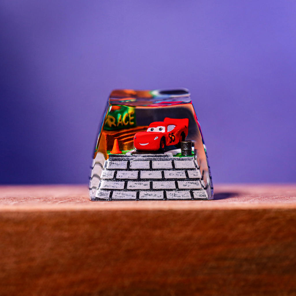 Cars Lightning McQueen Keycap – Egoartbyvan