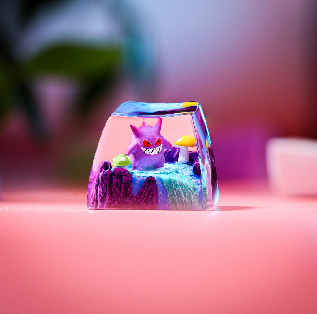 Creepy Gengar Pokemon Keycap – Egoartbyvan