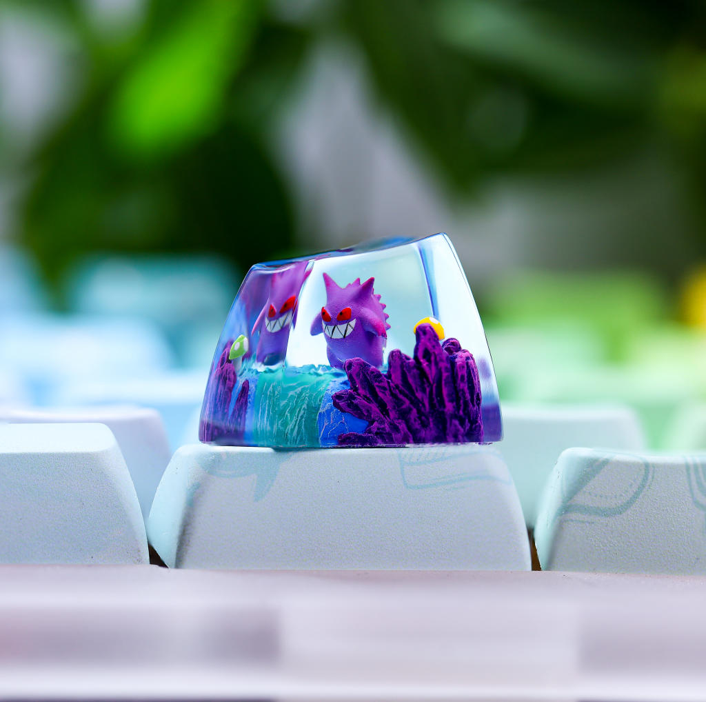 Creepy Gengar Pokemon Keycap – Egoartbyvan