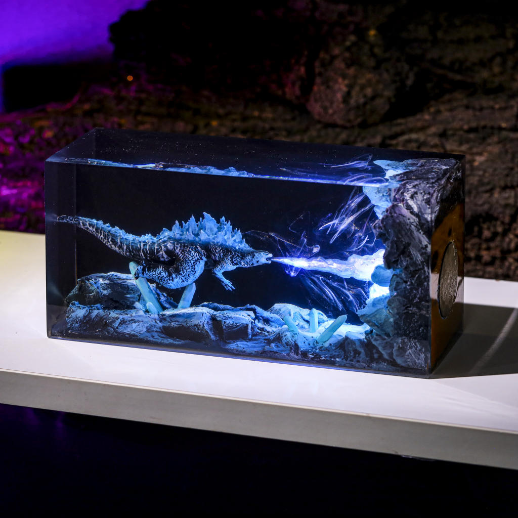 Cuboid GODZILLA Monster Epoxy Night Light – Egoartbyvan