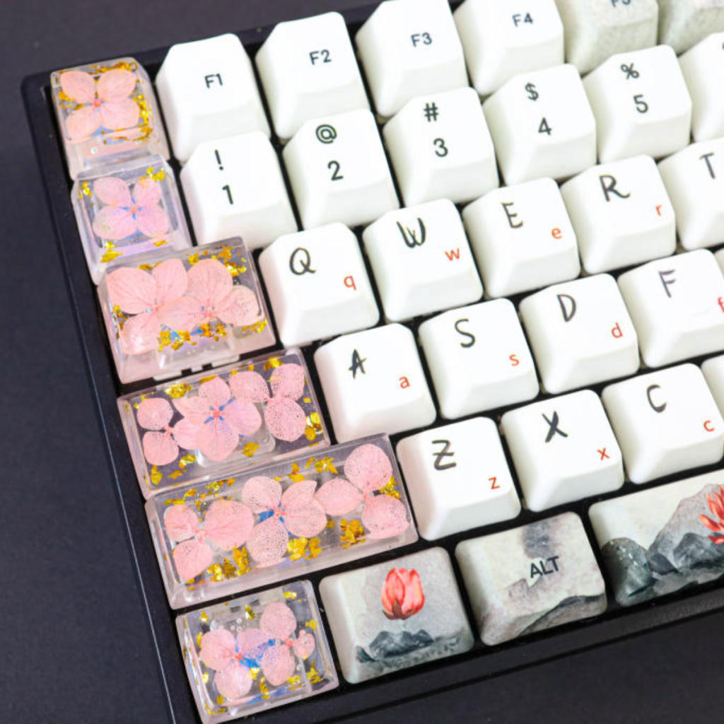 Custom Dry flower Artisan Keycap – Egoartbyvan