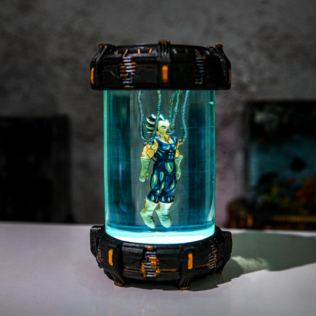 Dragon Ball Z Vegeta in a Healing Chamber Lamp – Egoartbyvan