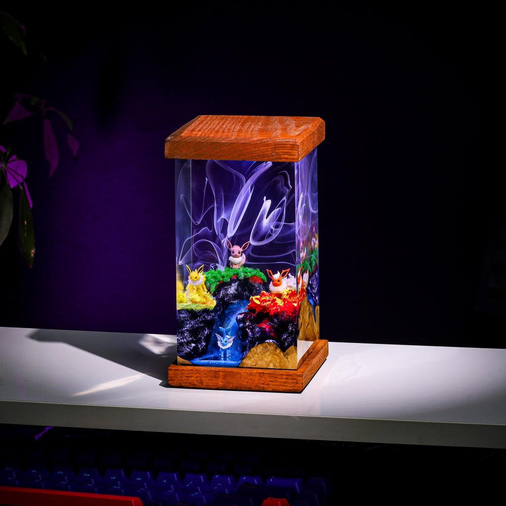 Eevee Evolution Pokémon Epoxy Lamp – Egoartbyvan