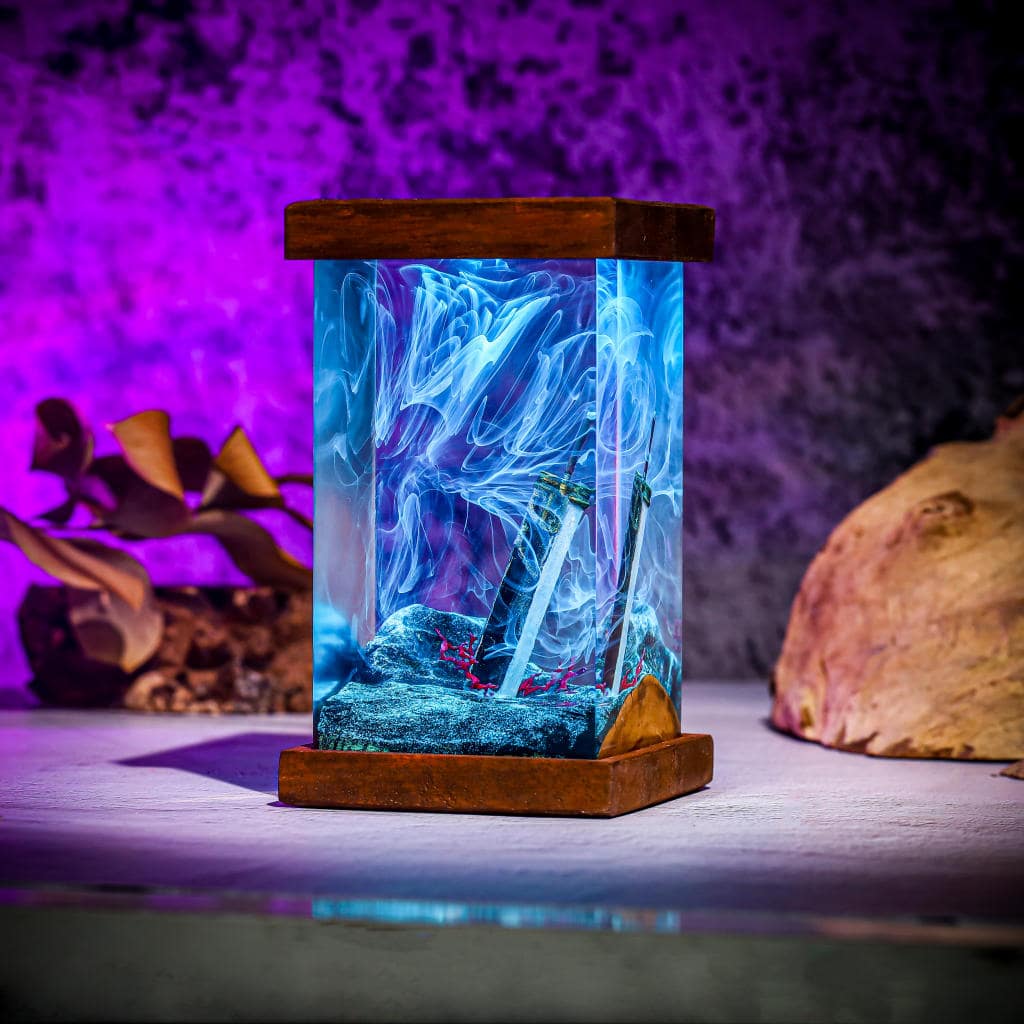 Final Fantasy Buster Sword Epoxy Lamp – Egoartbyvan
