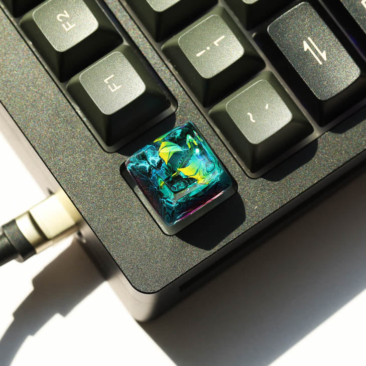 Fire Dragon Artisan keycap – Egoartbyvan