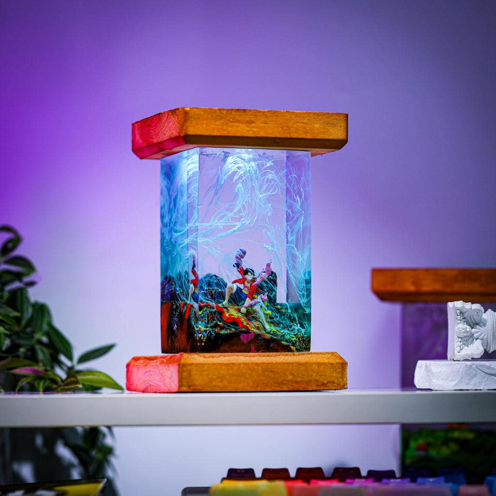Luffy One Piece Epoxy Lamp – Egoartbyvan