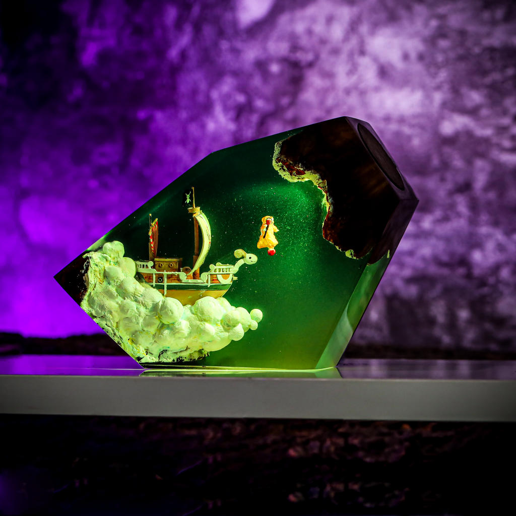 One Piece Going Merry Ship Resin Lamp – Egoartbyvan