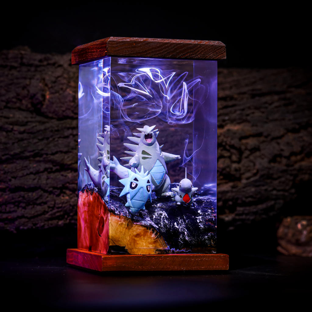 Tyranitar Pokemon Epoxy Night Light – Egoartbyvan