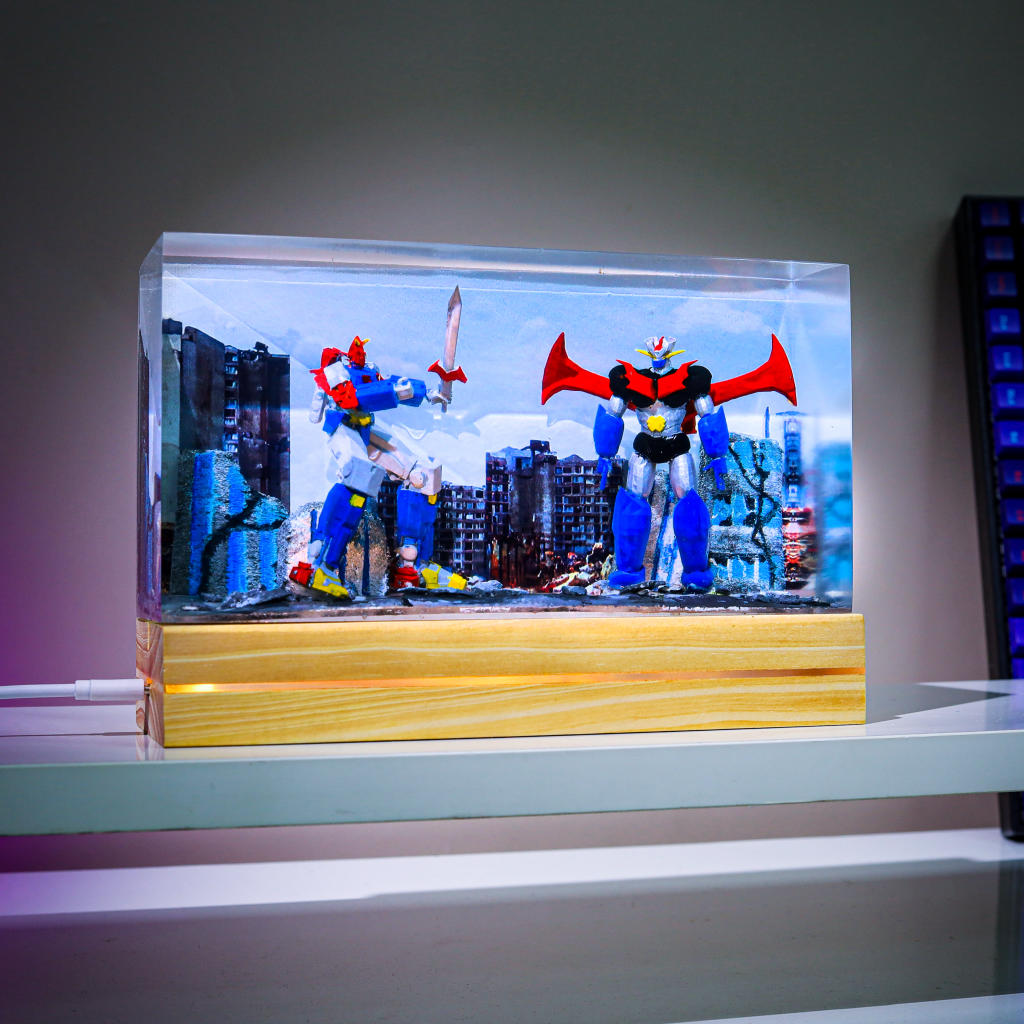 Voltes V VS Mazinger Z Resin Night Light – Egoartbyvan