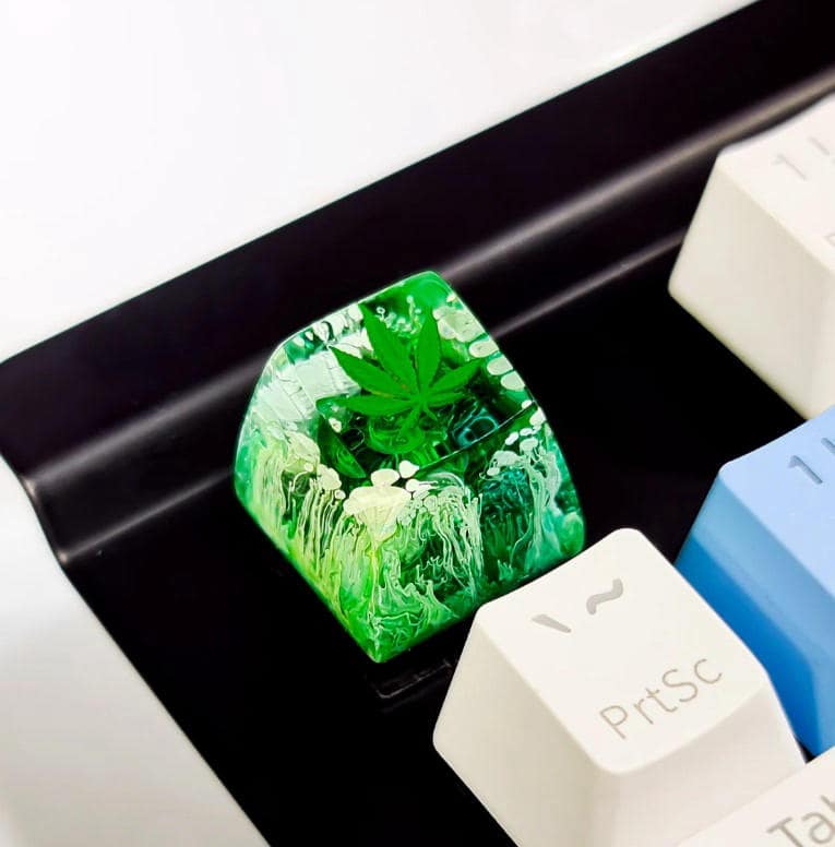 Weed Leaf Keycap – Egoartbyvan
