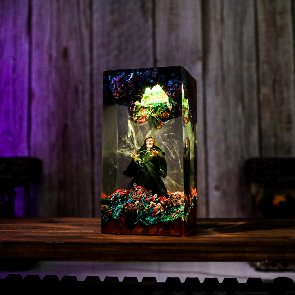 Wizard Casting a Spell Night Lamp – Egoartbyvan