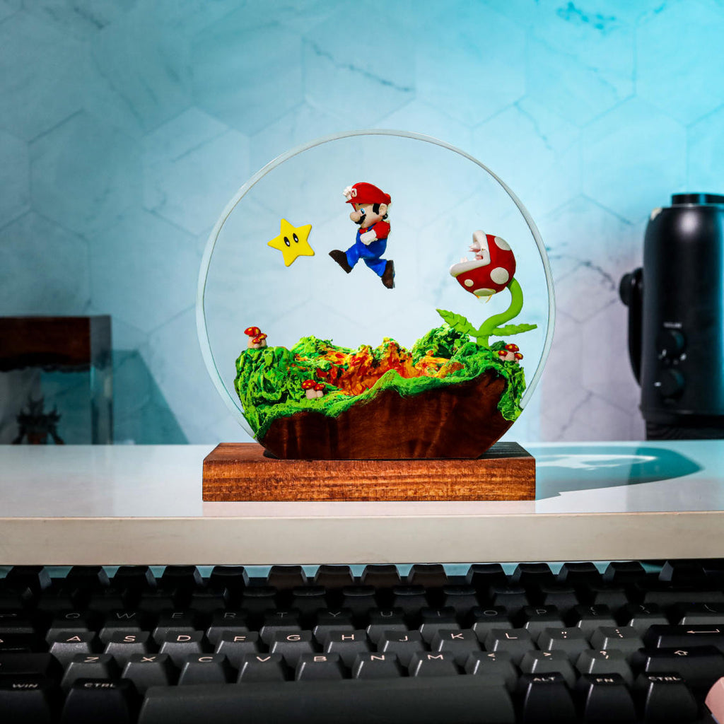 Circular Super Mario Night Light – Egoartbyvan