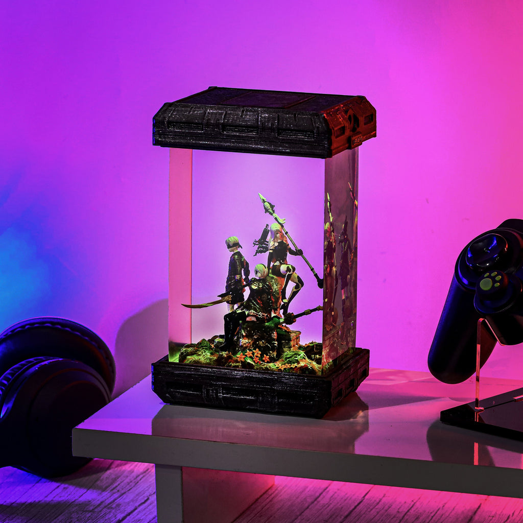 Nier Automata diorama resin Lamp – Egoartbyvan