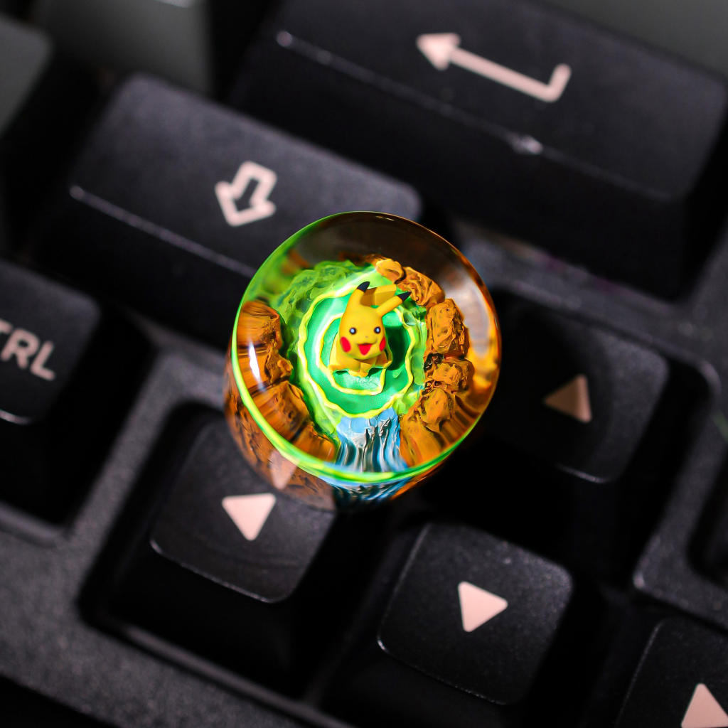 Pikachu Pokémon Keyboard Knob – Egoartbyvan