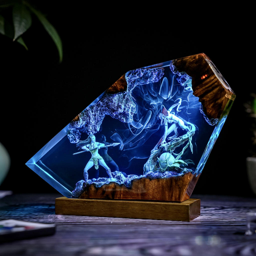 Varang vs Neytiri Avatar 3 Fire & Ash Lamp – Egoartbyvan