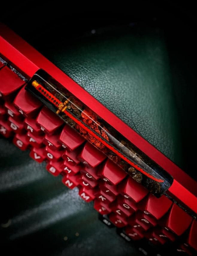 Red Katana Spacebar Resin Keycap – Egoartbyvan