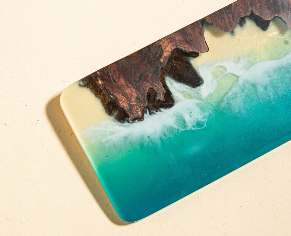 Ocean Resin and Wood 60 wrist rest – Egoartbyvan